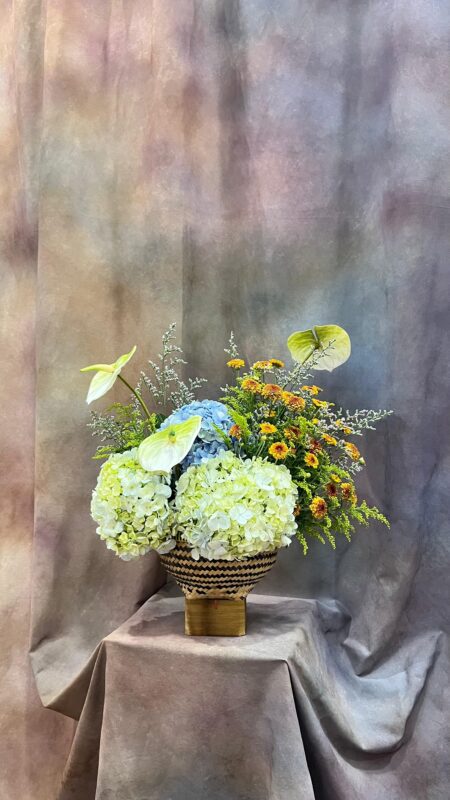 Pengiriman Hari ini! Bunga Bakul / Bunga Box / Bunga Vas - Dqueen Florist